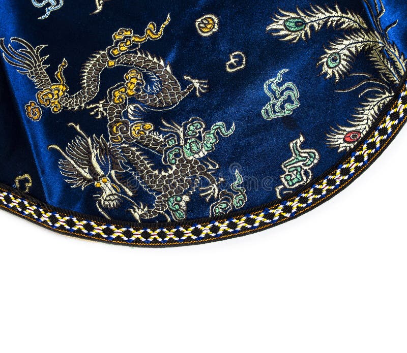 Luxury Blue Chinese Silk Texture Abstract Background Stock Photo ...