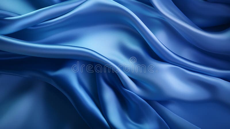 Luxury Blue Fabric Texture for Background. Generative AI Stock ...