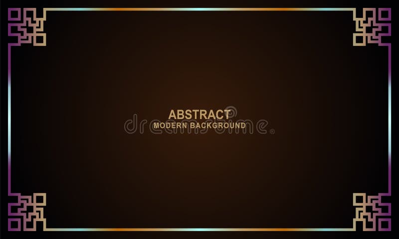 Luxury Border Background. Vector Illustration Stock Vector ...