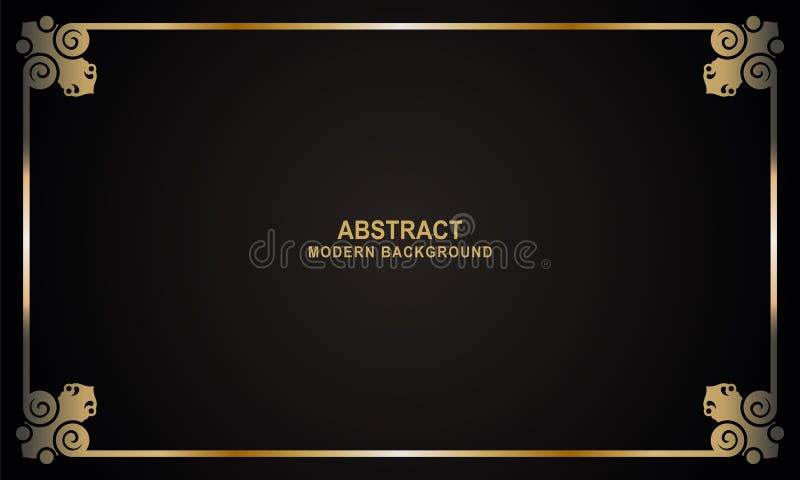 Luxury Border Background. Vector Illustration Stock Vector ...