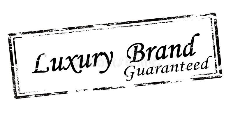 Stamp with Text Luxury Brand Guaranteed Stock Illustration ...