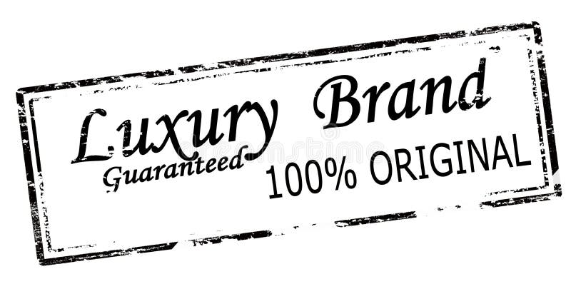 Stamp with Text Luxury Brand Guaranteed Stock Illustration ...