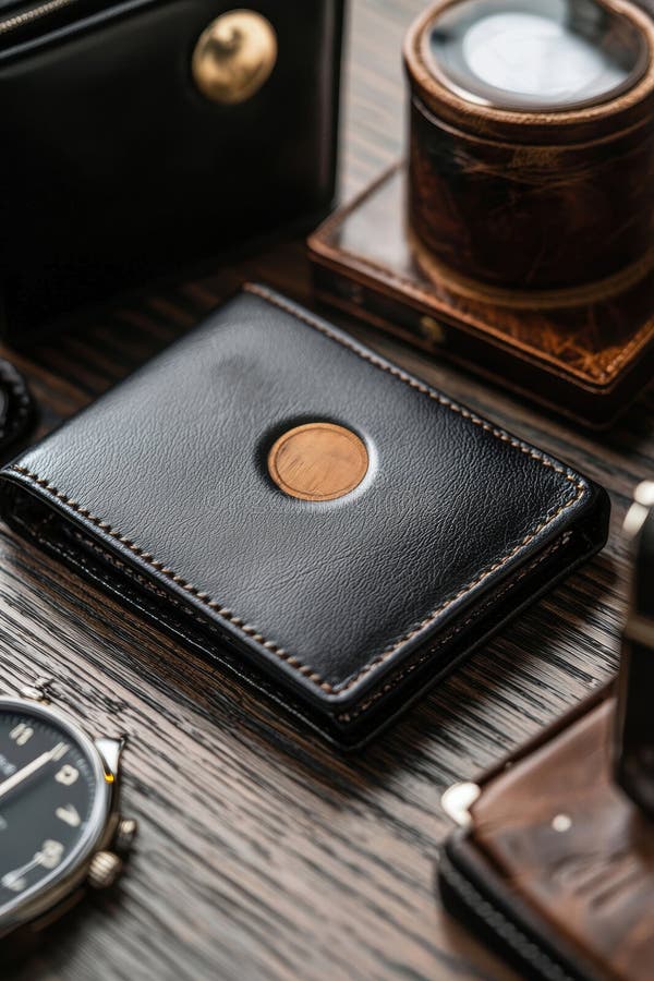 Luxury Branding Sticker Mockup with Elegant Script Logo on ...