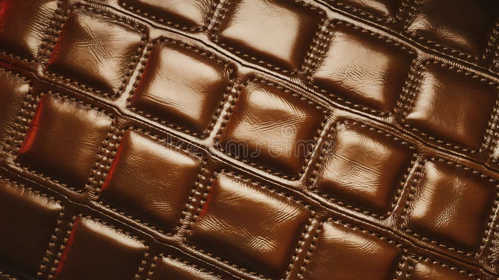 Luxury Brown Leather Texture, Quilted Pattern High Quality Image Stock ...
