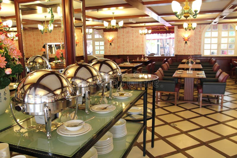 Luxury Buffet Restaurant stock image. Image of resort - 16034117