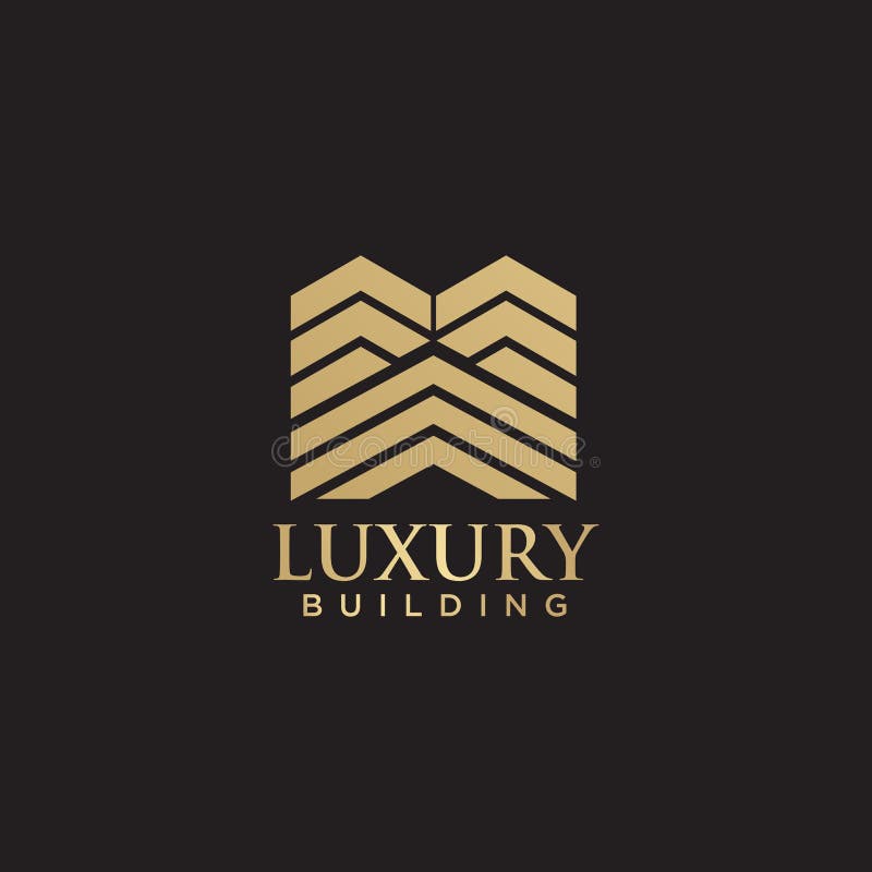 Set of Luxury Building Icon Logo Design Stock Vector - Illustration of ...