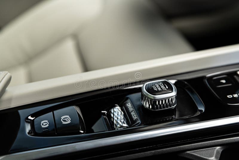 Start and Stop Engine Push Button and Driving Modes Selector Stock ...