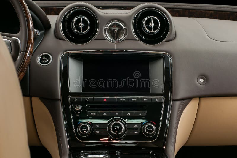 Car Interior Details. Window Control Buttons. Stock Image - Image of ...