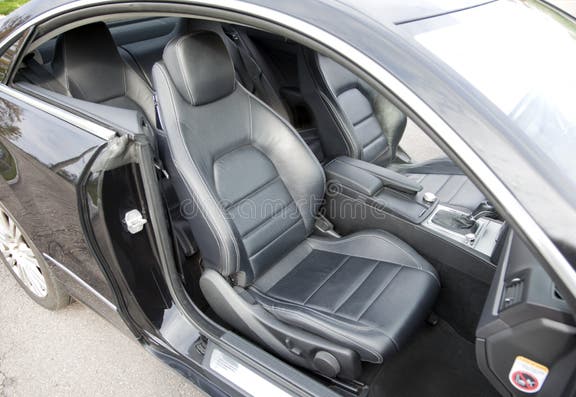 Luxury Car, Interior Side View Stock Photo - Image of seat, design ...
