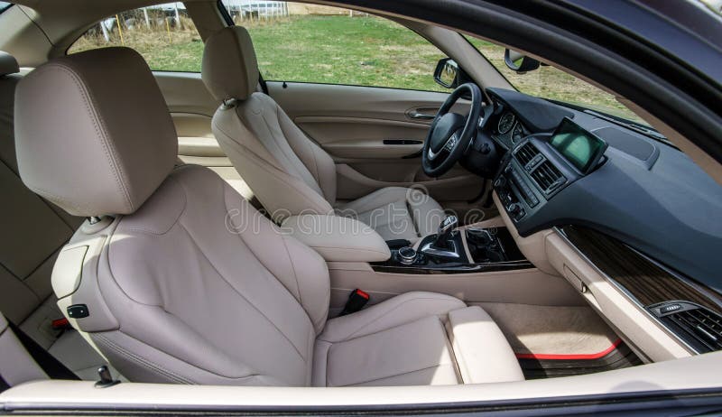 Luxury car interior stock image. Image of silver, interior - 31587939