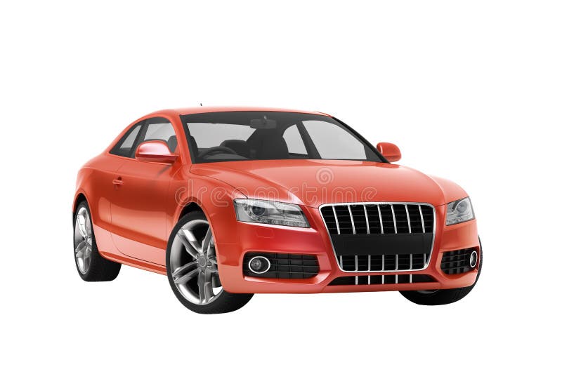 Luxury car in the studio stock illustration. Illustration of studio ...