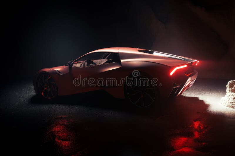 Luxury Car in the Style of Projection Mapping Light Generative AI Stock ... Luxury Car in the Style of Projection Mapping Light Generative AI Stock ...