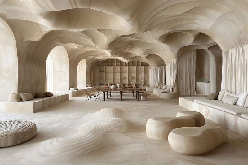 Luxury Cave-Inspired Living Space with Modern Design Elements for Home ...