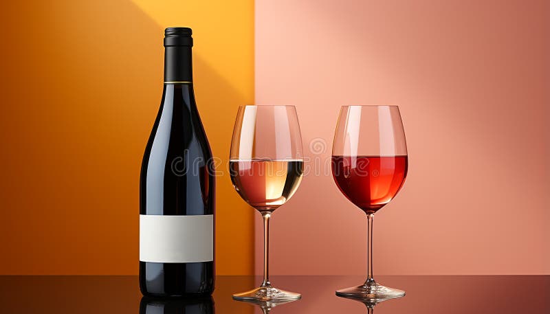 Luxury Celebration Red Wine, Champagne, and White Wine Pour Generated ...