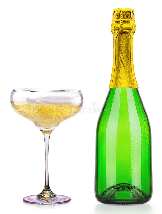 Luxury Champagne Collection Isolated Stock Photo - Image of couple ...
