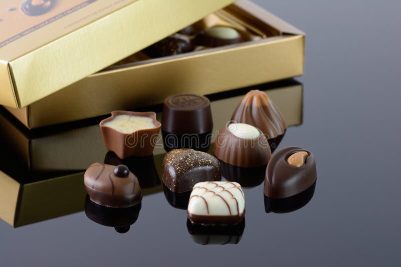 Luxury chocolates stock photo. Image of spots, contemporary - 43549122