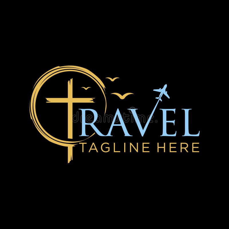 Luxury Christian Travel Agency Logo Stock Illustration - Illustration ...