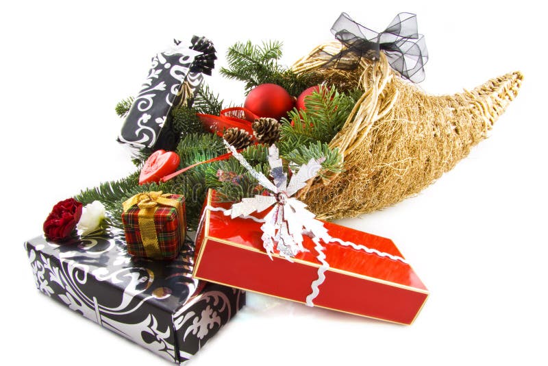 Christmas Cornucopia stock photo. Image of holiday, fall - 11577592