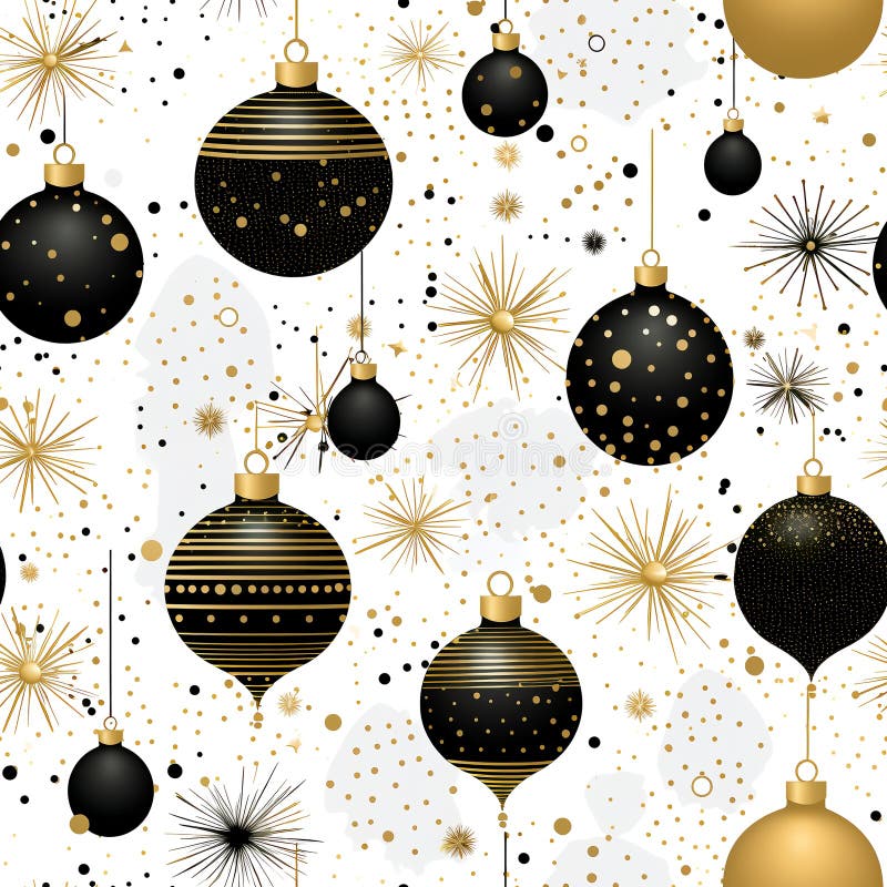 Luxury Christmas Patterns. Digital Paper. AI Generated Stock ...