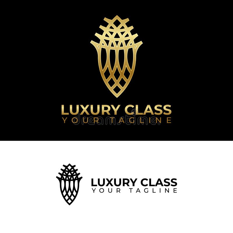 Luxury Class Logo Vector Illustration Stock Vector - Illustration of ...