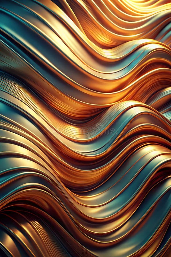 Luxury Cloth or Liquid Wave Abstract Background Stock Illustration ...