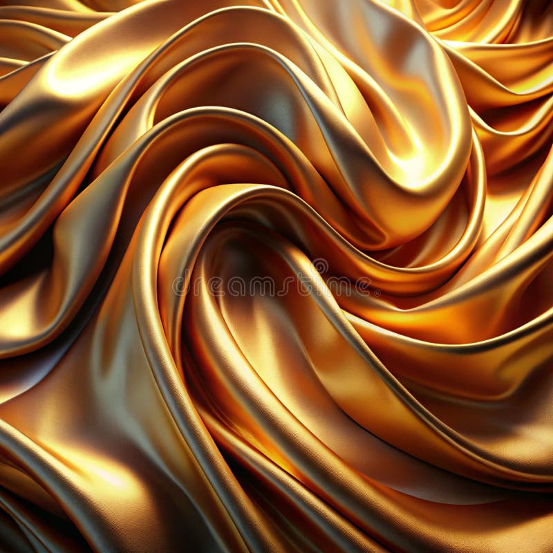 Luxury Cloth or Liquid Wave Abstract Background Stock Illustration ...