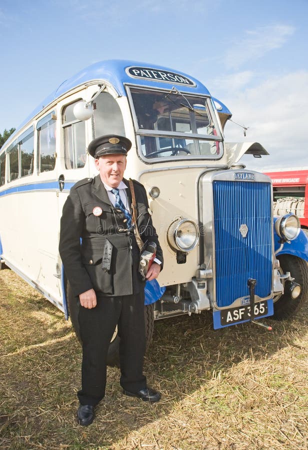 Vintage Bus Authentic Conductor Stock Photos - Free & Royalty-Free ...