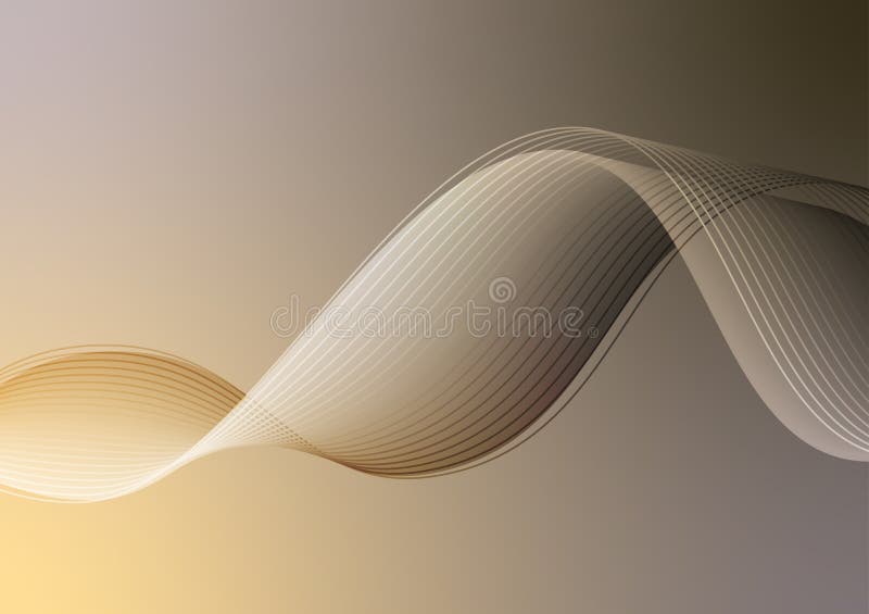 Luxury Cream Brown Wave Modern Style Background Stock Vector ...