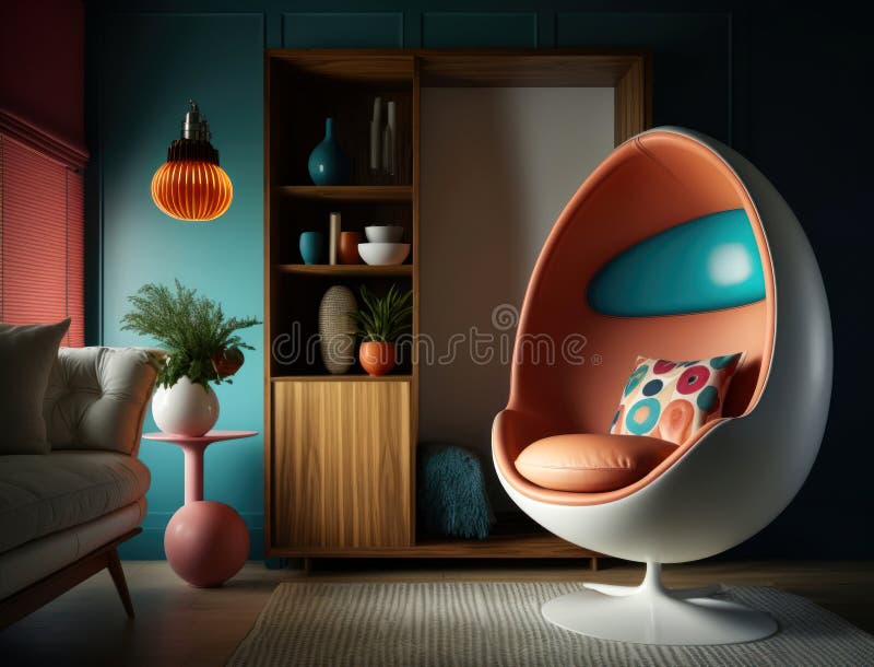 Luxury Creative Bright Interior Design of Living Room. Generative AI ...