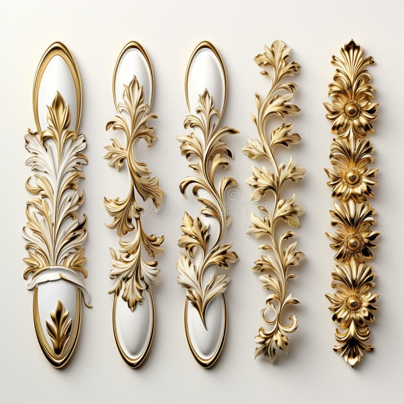 Luxury Decorated Border Pattern Set, Pattern for Frame Border ...