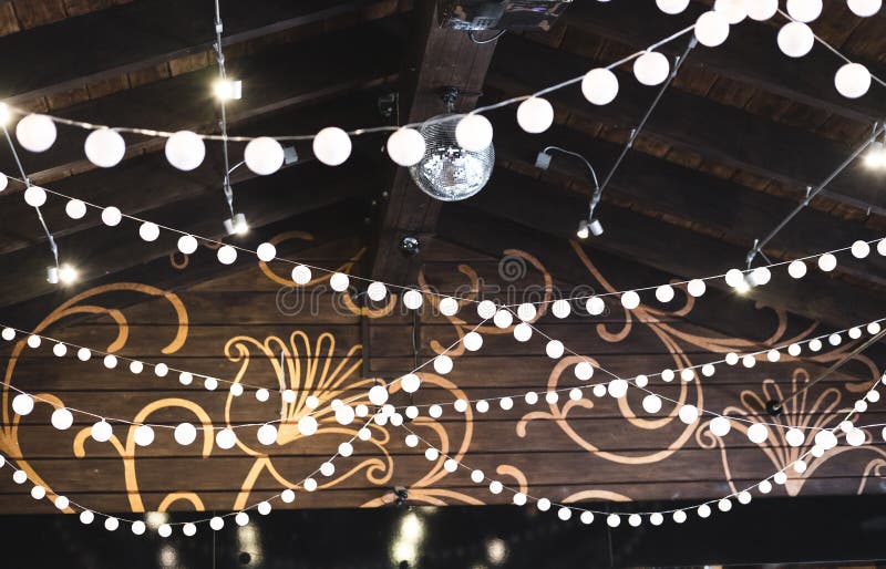 Luxury Decorated Place Ceiling for Wedding Reception, Catering I Stock ...