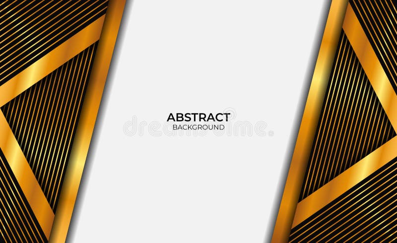 Luxury Design Gold and Black Style Stock Vector - Illustration of ...