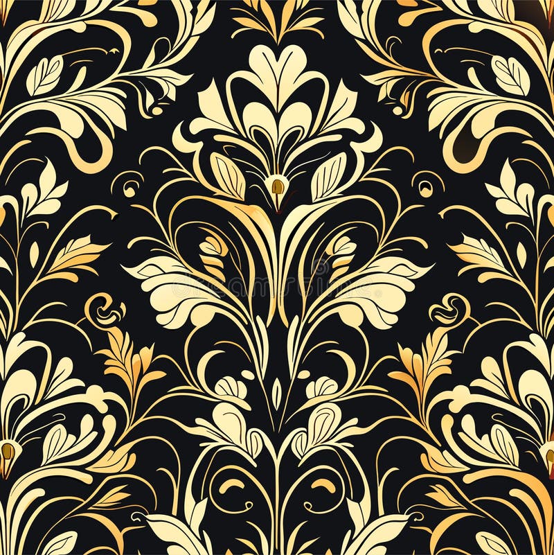 Luxury Design Pattern Seamless Illustration Background_55 Stock Vector ...