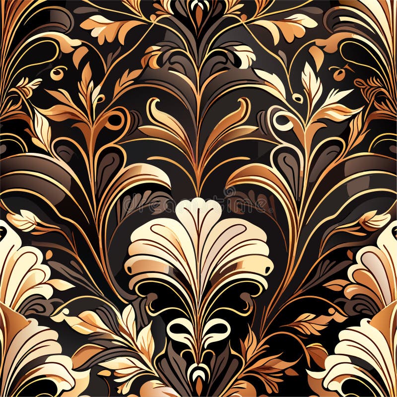 Luxury Design Pattern Seamless Illustration Background_60 Stock Vector ...