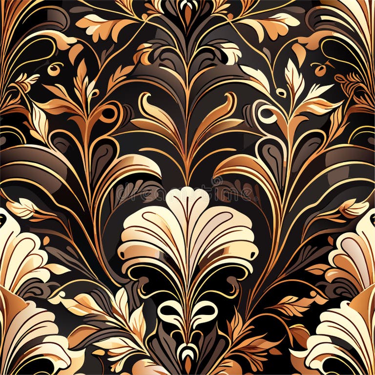 Luxury Design Pattern Seamless Illustration Background_60 Stock Vector ...