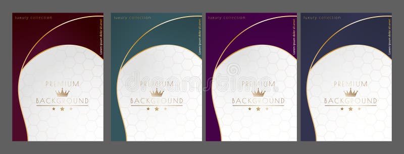 A Luxury Design Template. Premium Cover, Banner, Poster Stock Vector ...