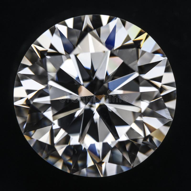 Diamond on the Black Background Stock Image - Image of diamond ...
