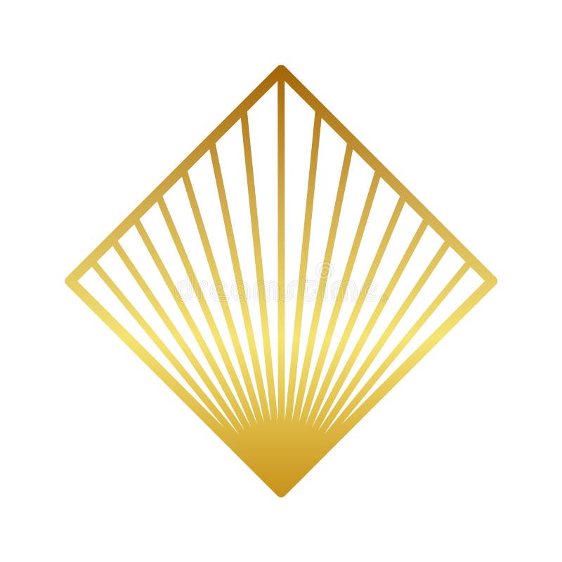 Luxury Diamond Graphic Art Deco Stock Vector - Illustration of rhombus ...