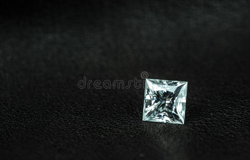Princess Cut Diamond stock photo. Image of princess - 124521218