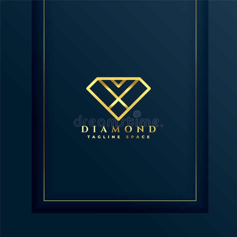 Luxury Diamond Logo Template Design for Business Identity Vector ...