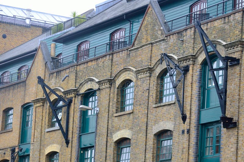 Luxury Docklands Flat Conversion Stock Photo - Image of crane, commerce ...