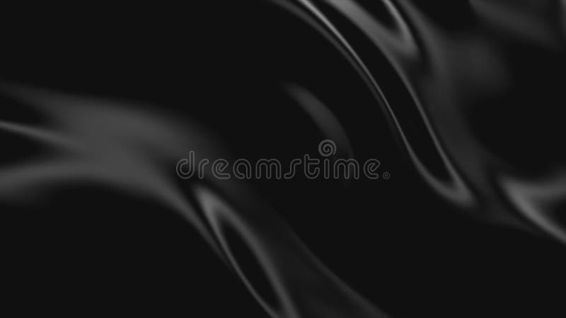 Luxury Drapery Slow Ripple Black Satin Silk Stock Image - Image of flag ...