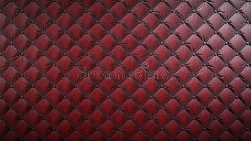 Luxury Elegant Dark Red Leather Texture with Buttons for Pattern and ...
