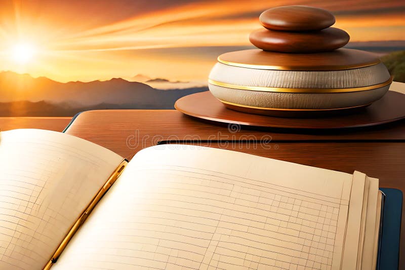 Luxury Elegant Presentation Paper Book Mockup Stock Illustration ...