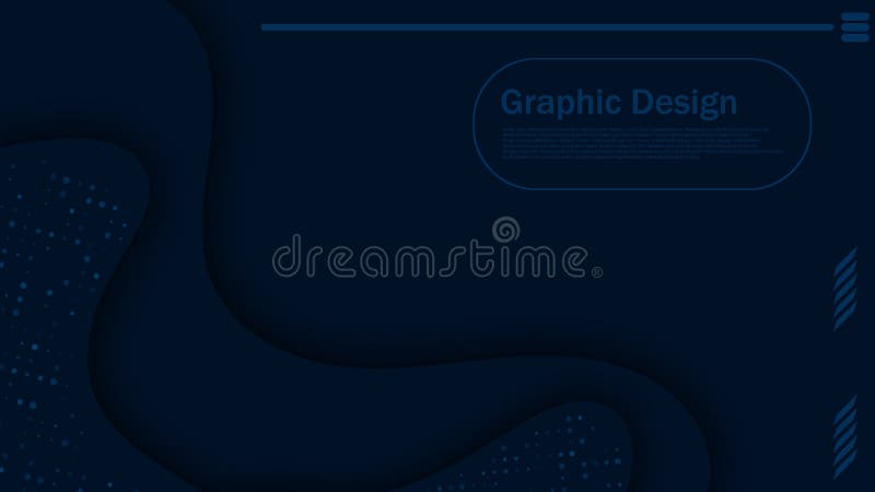 Luxury Element Cover, Futuristic Blue and Dots Background, Web Banner ...