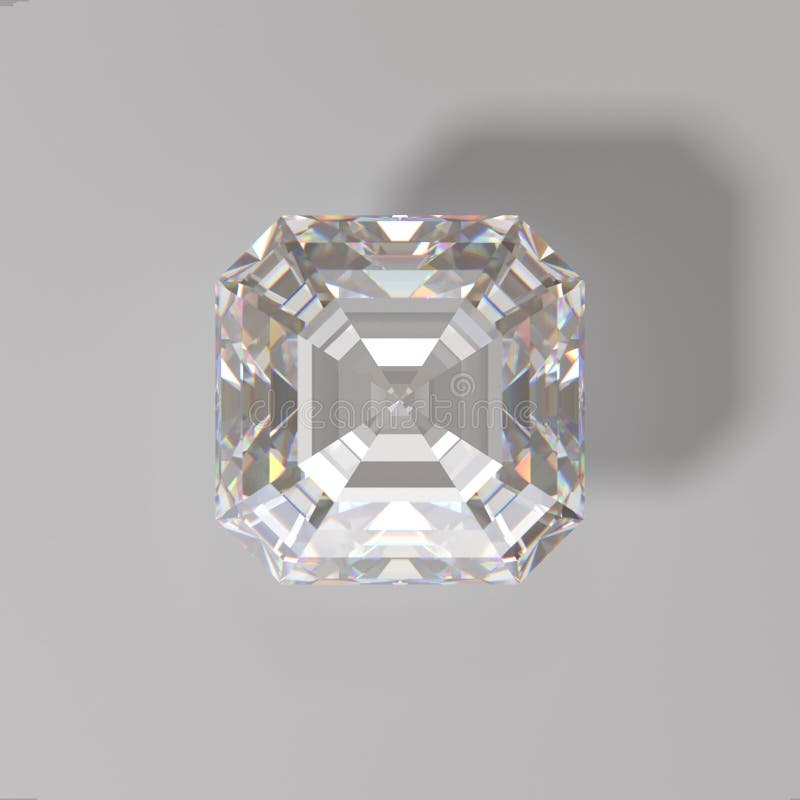 Luxury Emerald Square Cut Diamond Glitter Stock Illustration ...