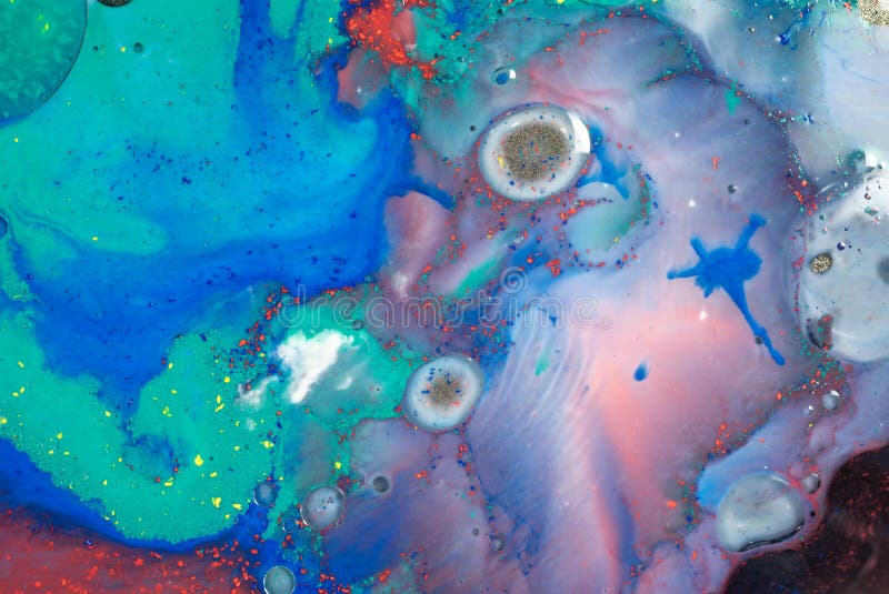 Luxury Feel Marble Abstract Made with Acrylic Colors Stock Image ...