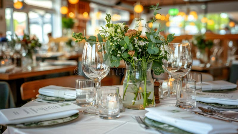 Luxury Fine Dining Table Setting Wedding Romantic Event Invitation Card ...