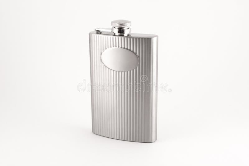 Luxury flask stock image. Image of flask, graphic, chrome - 46405823