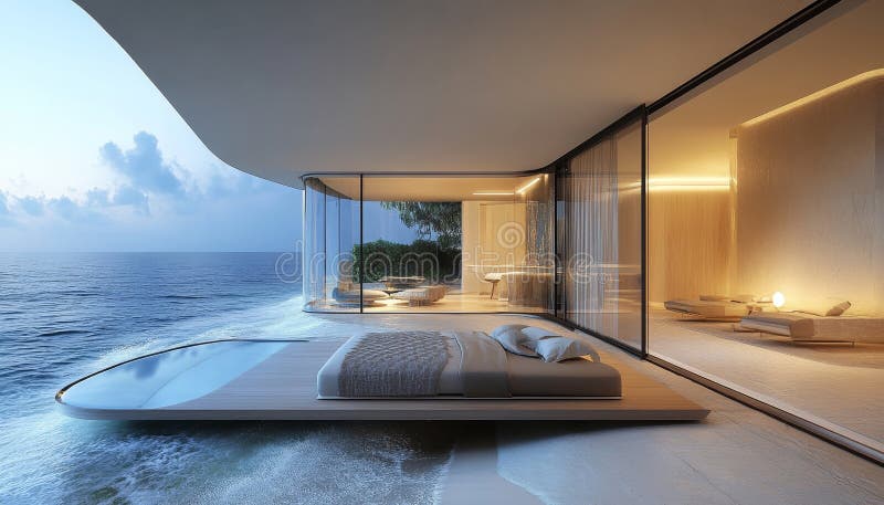 Luxury Floating Home with Infinity Pool and Ocean View Modern ...